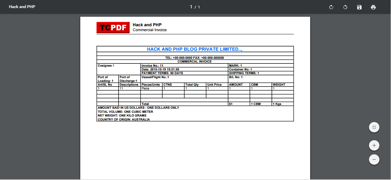  How To Generate Pdf In Php Dynamically Using Fpdf Design Corral